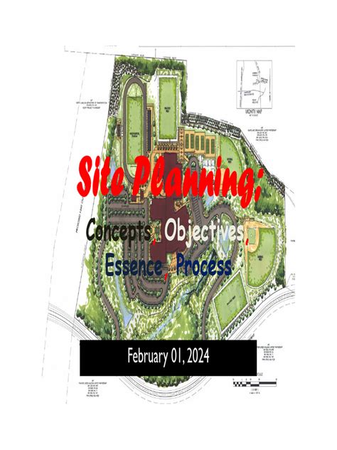 lect m4 site planning concepts objectives essence process pdf