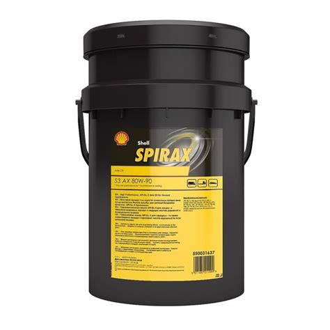 Shell Spirax S3 Ax 80w 90 Jungent Baltic Oil Division