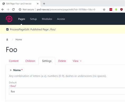 Pagepathhistory Not Working When Page Is Renamed · Issue 1014 · Processwireprocesswire Issues