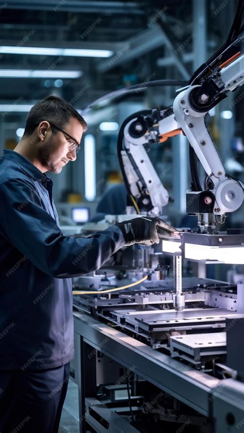 Ai Driven Automation In Modern Manufacturing Systems Premium Ai Generated Image