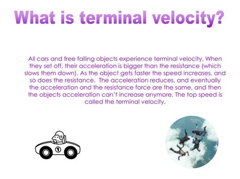 PPT Terminal Velocity PowerPoint Presentation Free Download ID