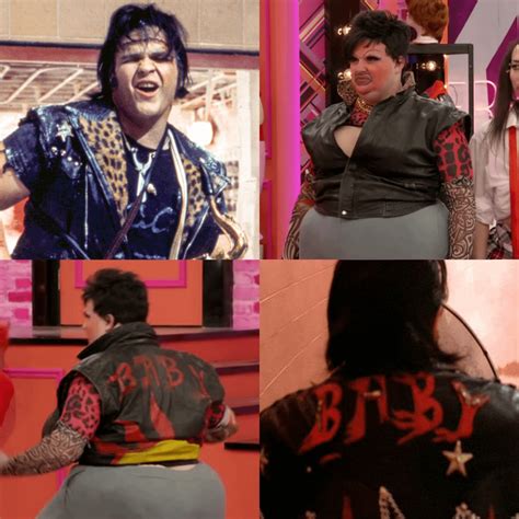 Pixie Polite Wearing Eddies Jacket In This Weeks Episode Of Drag Race Uk Rrpdruk