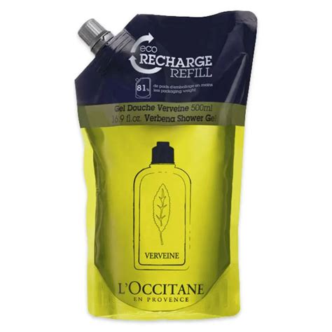 L Occitaine Verveine Shower Gel Refill 500ml Dressinn