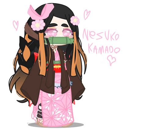 Nezuko Kamado Gacha Club Edit Kamado Demon Slayer