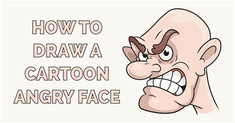 How To Draw A Cartoon Angry Face Really Easy Drawing Tutorial