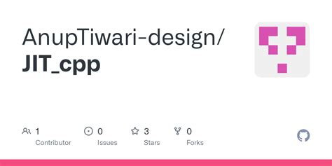 Github Anuptiwari Designjitcpp