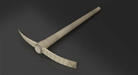 3d Model Pickaxe Pbr Game Ready Low Poly 3d Model Turbosquid 1977528