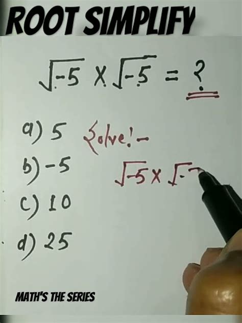 Root Simplification 🔥💯 Mathstrickshorts Youtubeshorts Maths Mathstheseries Viralshorts