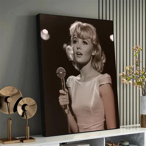 Connie Stevens Vintage Glamour Singer Art Print Retro Hollywood