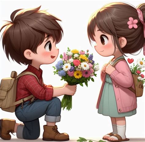 Хлопчик і дівчинка Art Romance Couples