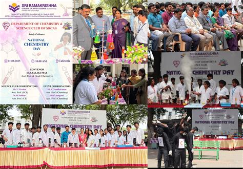 Srcas The Department Of Chemistry In Association With Facebook