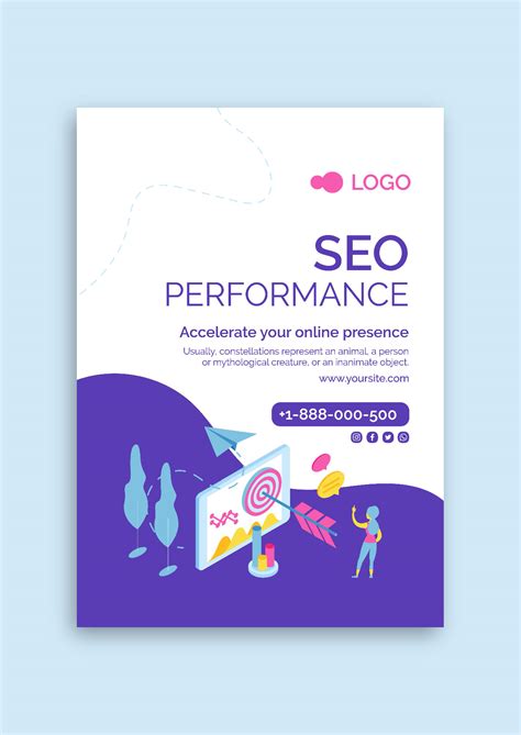 Get This Hand Drawn Seo Performance Agency Flyer Template For Free