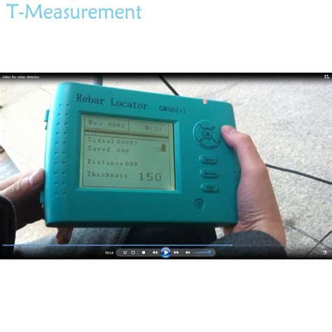 Taijia Multifunction Rebar Detector Gw 50 Rebar Locator Concrete Cover Meter Rebar Detector