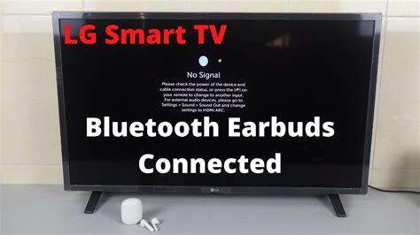 How to Connect Bluetooth Earbuds or Headphones to LG Smart TV - YouTube