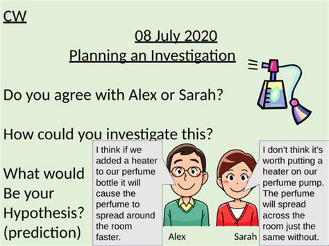 Planning An Investigation Teaching Resources