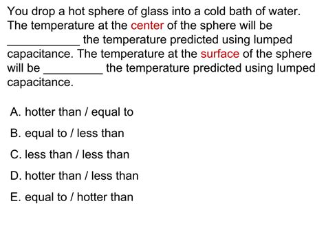 Lumped Capacitance Method For Analyzing Transient Conduction Problems Concept2 Learncheme