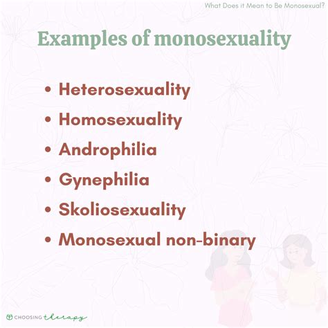 What Is Monosexuality