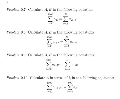 Solved Problem Calculate A B In The Following Chegg Com