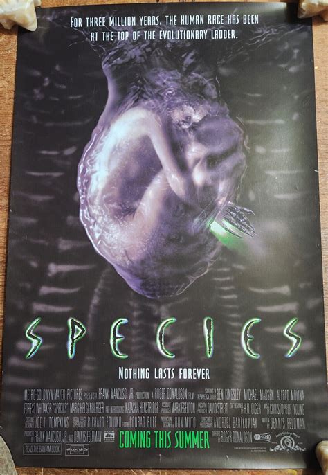 Species Movie Poster 1995 Science Fiction Horror 13 X 19 12 Ebay