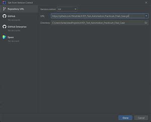 GitHub Frknztrkk A101 Test Automation Practicum Final Case Patika