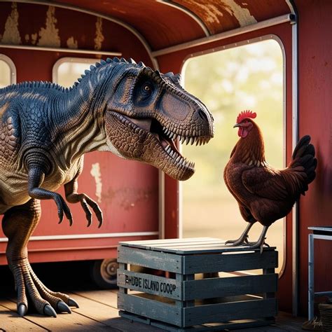 T Rex Is Considered The Chicken Ancestor Madalina S