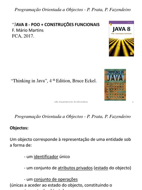 poo 17 18 t01 pdf classe programação de computadores método programação de computadores