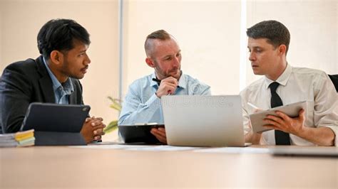 Team Of Professional Business Financial Investment Analysts Analyzing