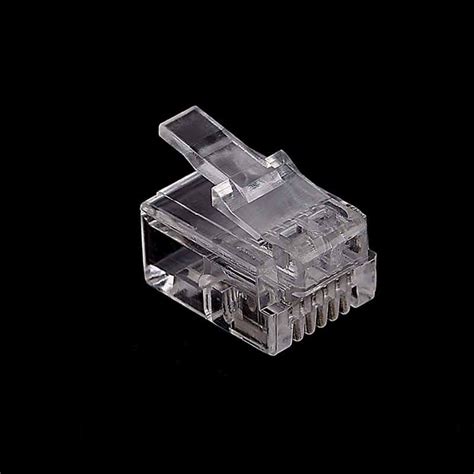 20 50 100pcs Lot Rj11 6p2c 6p4c 6p6c Telephone Internet Modular Plug Jack Rj11 Connector Rj 11