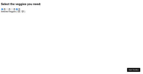 Vuejs Multiple Checkboxes Codesandbox