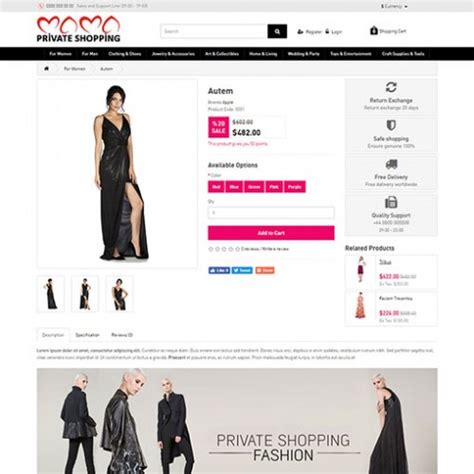 Opencart Opencart 3x Fashion Theme