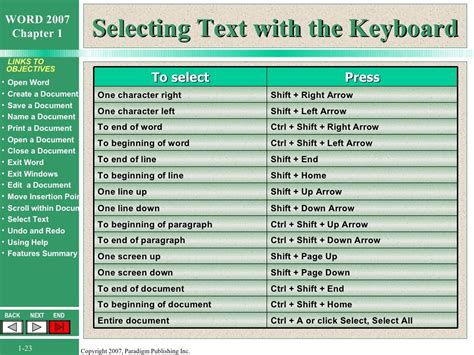 Word Chapter 1 Preparing Documents