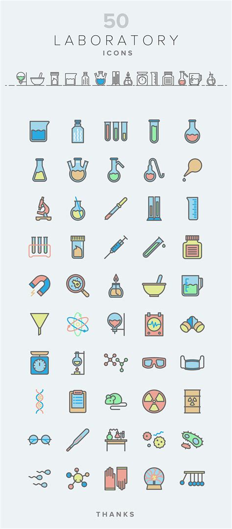 Laboratory Icons Set On Behance