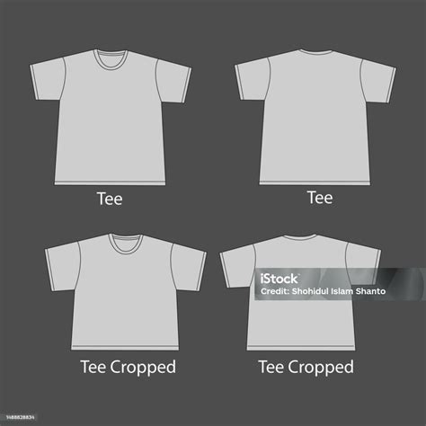스트리트웨어 남성용 티셔츠 디자인 템플릿입니다 셔츠 모형 세트 티셔츠 템플릿입니다 디지털 의류 디자인 스케치 테크 팩 T 셔츠에 대한 스톡 벡터 아트 및 기타 이미지