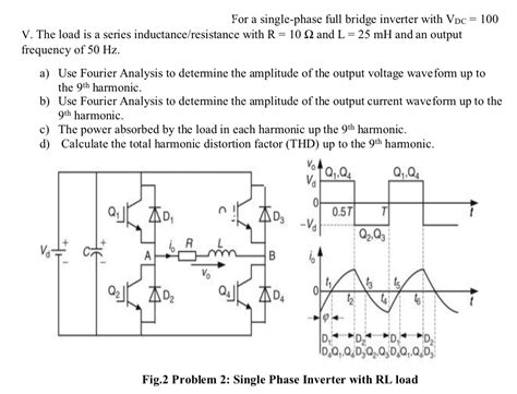 Need C And D Done For A Single Phase Full Bridge