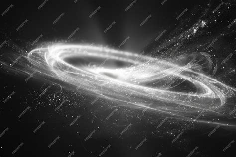 Premium Photo Monochromatic Abstract Of A Swirling Galaxy With