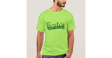 Boston Title Town Distressed T Shirt Zazzle
