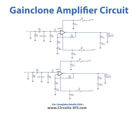56w Gainclone Stereo Amplifier Circuit Using Lm3875