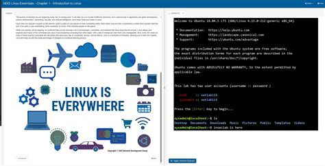 Giới Thiệu Giao Diện Học Và Thực Hành Trên Nền Tảng Cisco Networking Academy Linux Summer 2023