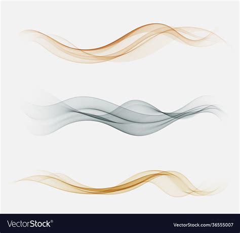 Set Blend Abstract Wave Color Flow Royalty Free Vector Image