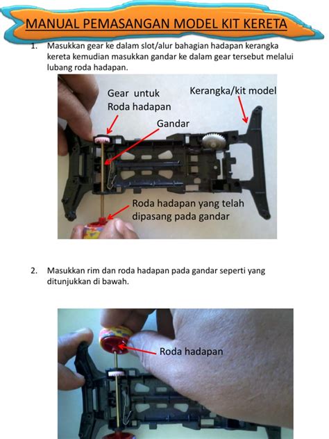 Pdf Manual Pemasangan Kit Model Kereta Dokumen Tips