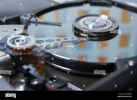 Hard Disk Drive Reading Head Stock Photo Alamy