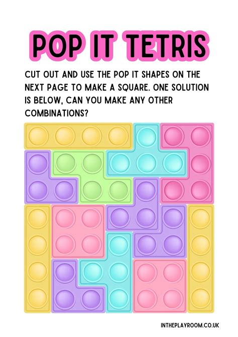 Pop It Tetris Free Printable Activity In The Playroom