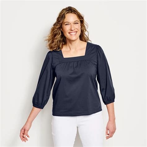 River Guide Square Necked Popover Shirt Orvis