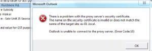 How To Fix Outlook Certificate Error In Office