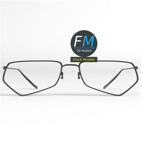 Glasses Pentagon 3d Model Cgtrader