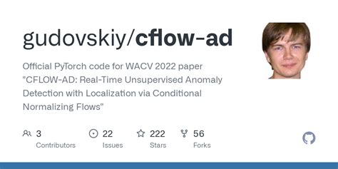 github gudovskiy cflow ad official pytorch code for wacv 2022 paper