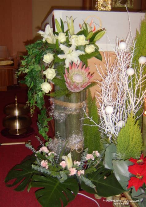 천주의 성모 마리아 대축일 전례꽃꽂이 네이버 블로그