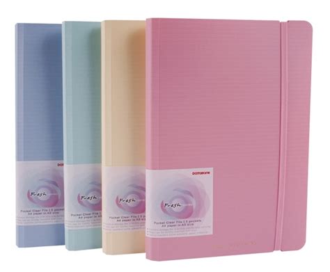 DATABANK PP Stationary Clear File Folder Document Case