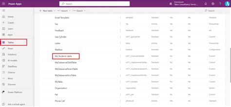 views in dataverse