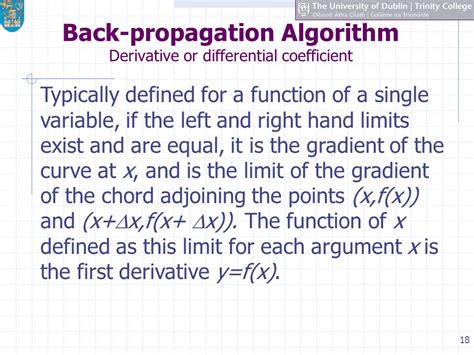 Financial Informatics Xvi Supervised Backpropagation Learning Ppt